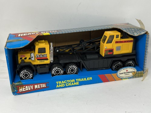 1988 REMCO HEAVY METAL TRACTOR TRAILER and crane new worn box | eBay
