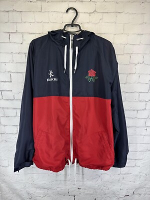 ENGLAND RUGBY UNION RUGBY TRACK TOP JACKET KUKRI ORIGINAL SIZE 42 | eBay