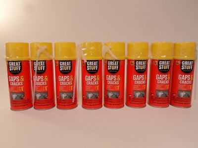 8 Cans Dow Great Stuff Gaps & Cracks Expanding Foam Sealant Insulation ...