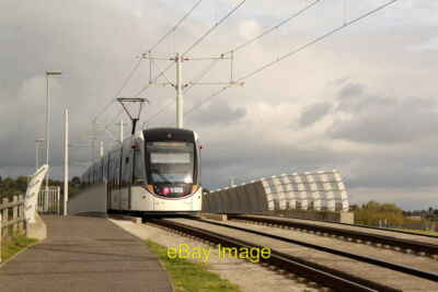 Photo 6x4 Tram crossing the railway Corstorphine Between Balgreen and ...