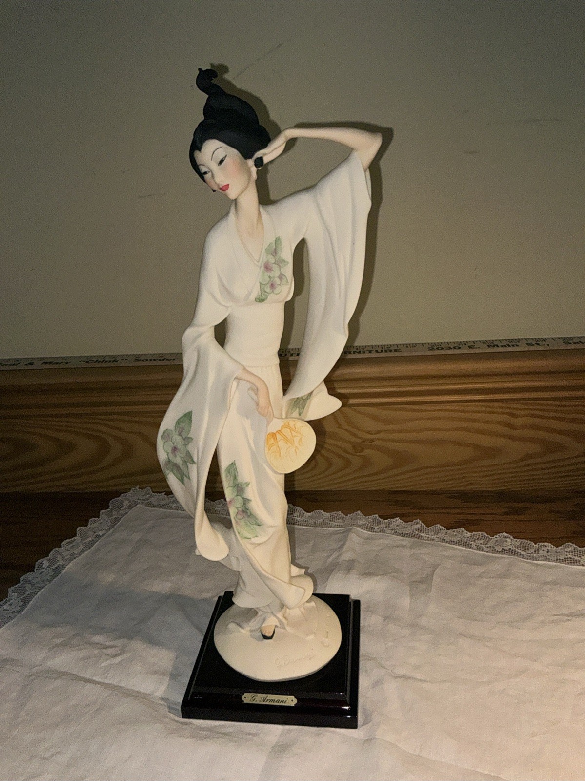 Florence Giuseppe Armani # 06145 Italy Figurine Oriental Lady w/ Fan | eBay