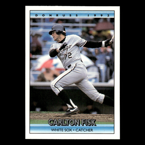 Carlton Fisk #543 1992 Donruss Chicago White Sox Baseball Card MLB NM ...