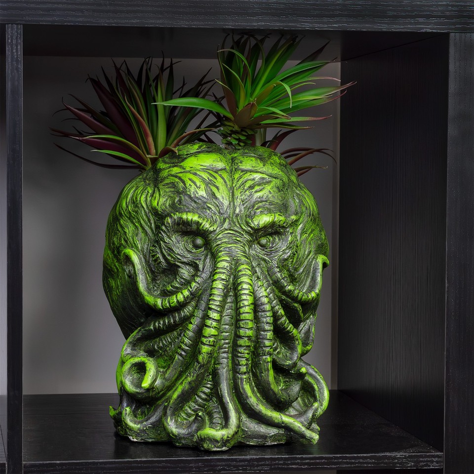Cthulhu Planter Pot 11in Large Monster Resin Planter Inspired by H.P ...