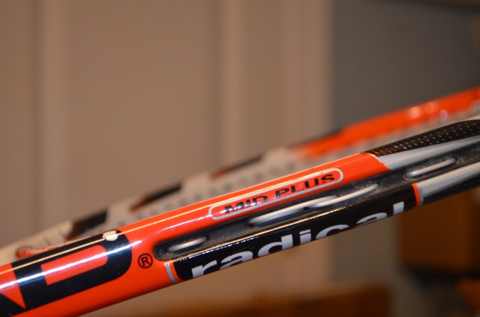 HEAD Microgel Radical MP MidPlus Tennis Racquet 4 5/8 (5) - 98 sq in ...