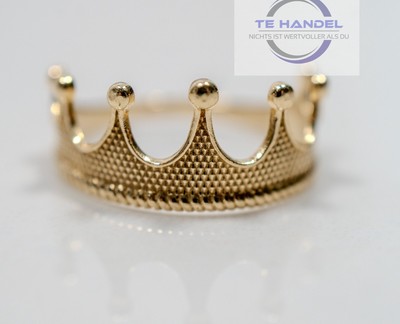 585 14 Karat goldener Kronen Ring Gr. 57 #22 | eBay