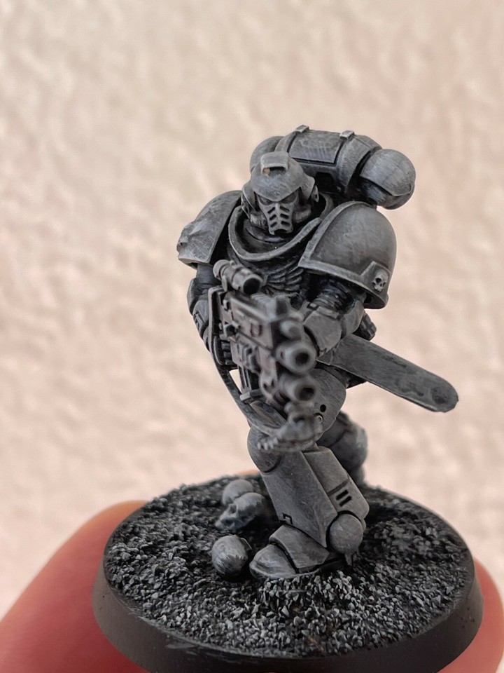 Space Marine true scale Primaris conversion 40K Captain rifle | eBay
