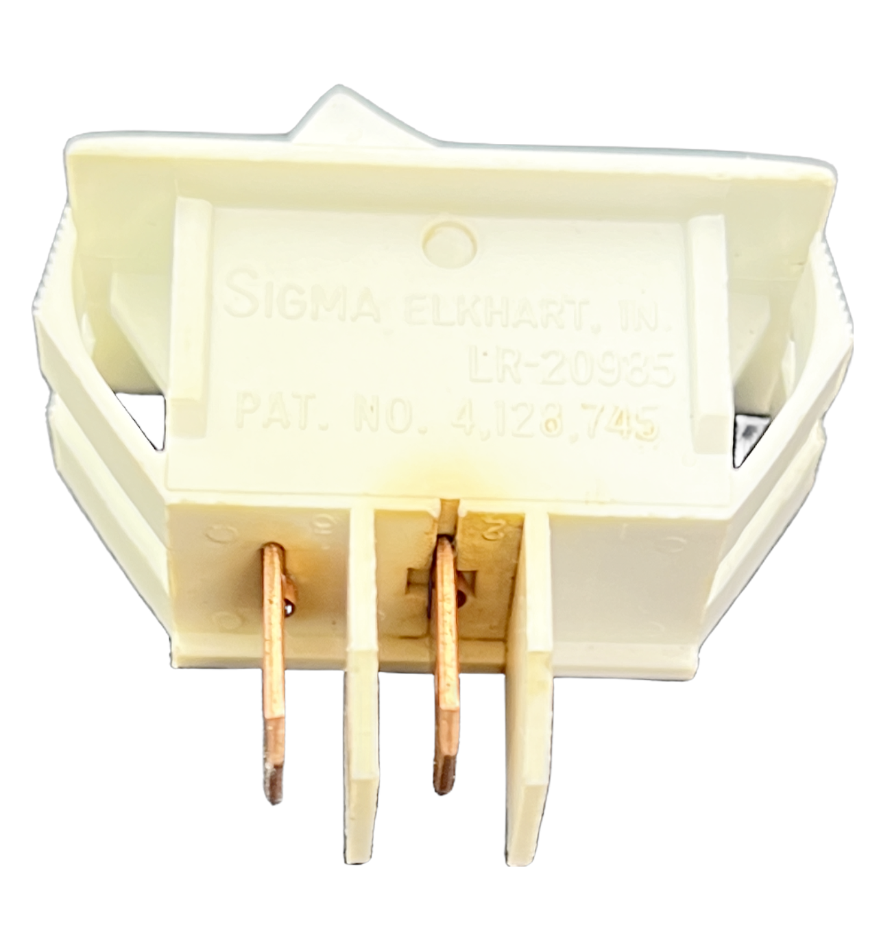 Sigma ON/OFF Rocker Switch 20A 14V DC WHITE, for RV 12V, 2-Pin, SPST | eBay