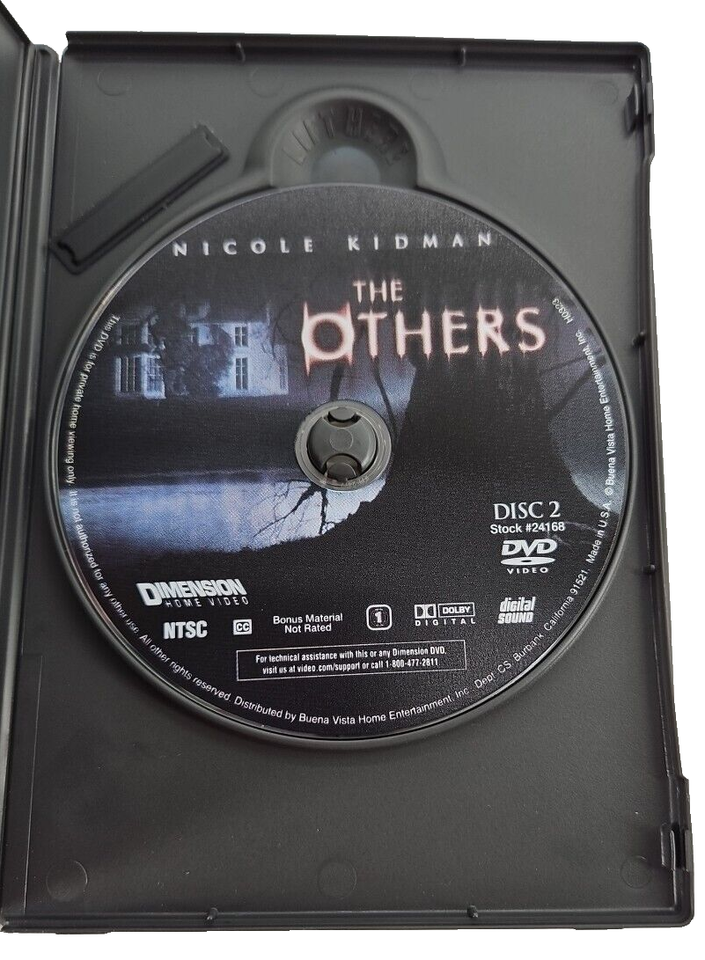 The Others DVD Video Movie Nicole Kidman Horror | eBay