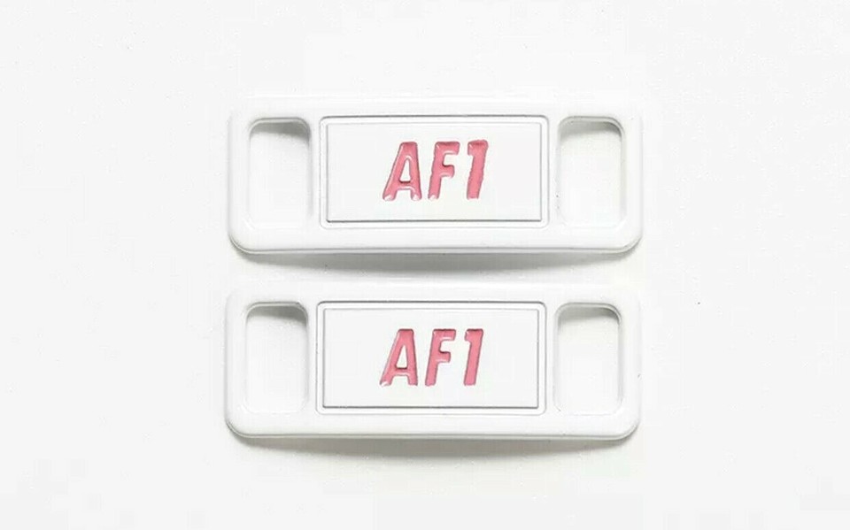 Nike AF1 Replacement Lace Tags Lace Locks Shoe badge Air Force Ones ...