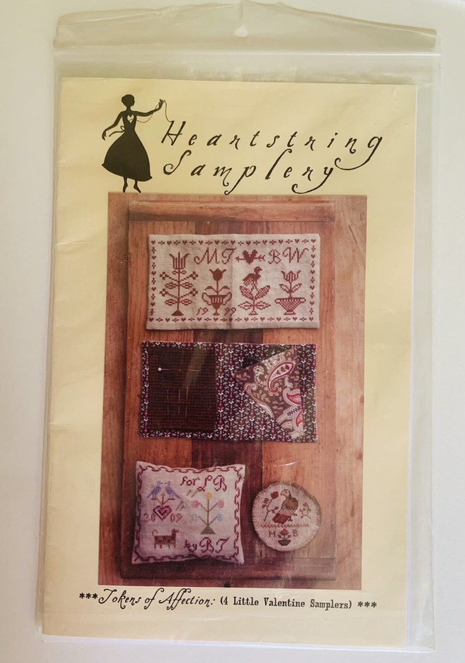 New Heartstring Samplery TOKENS OF AFFECTION Cross Stitch Pattern Chart | eBay