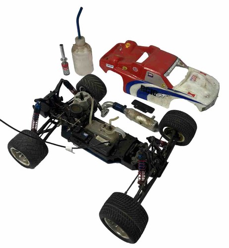 Vintage Black Tub RC10GT Team Associated Os Cv Red Head Engine Nitro AE ...