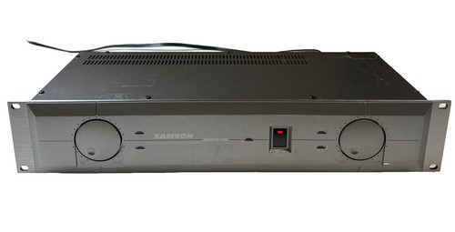 Samson Servo-150 Studio Stereo Rack Mount 2 Channel Power Amplifier ...