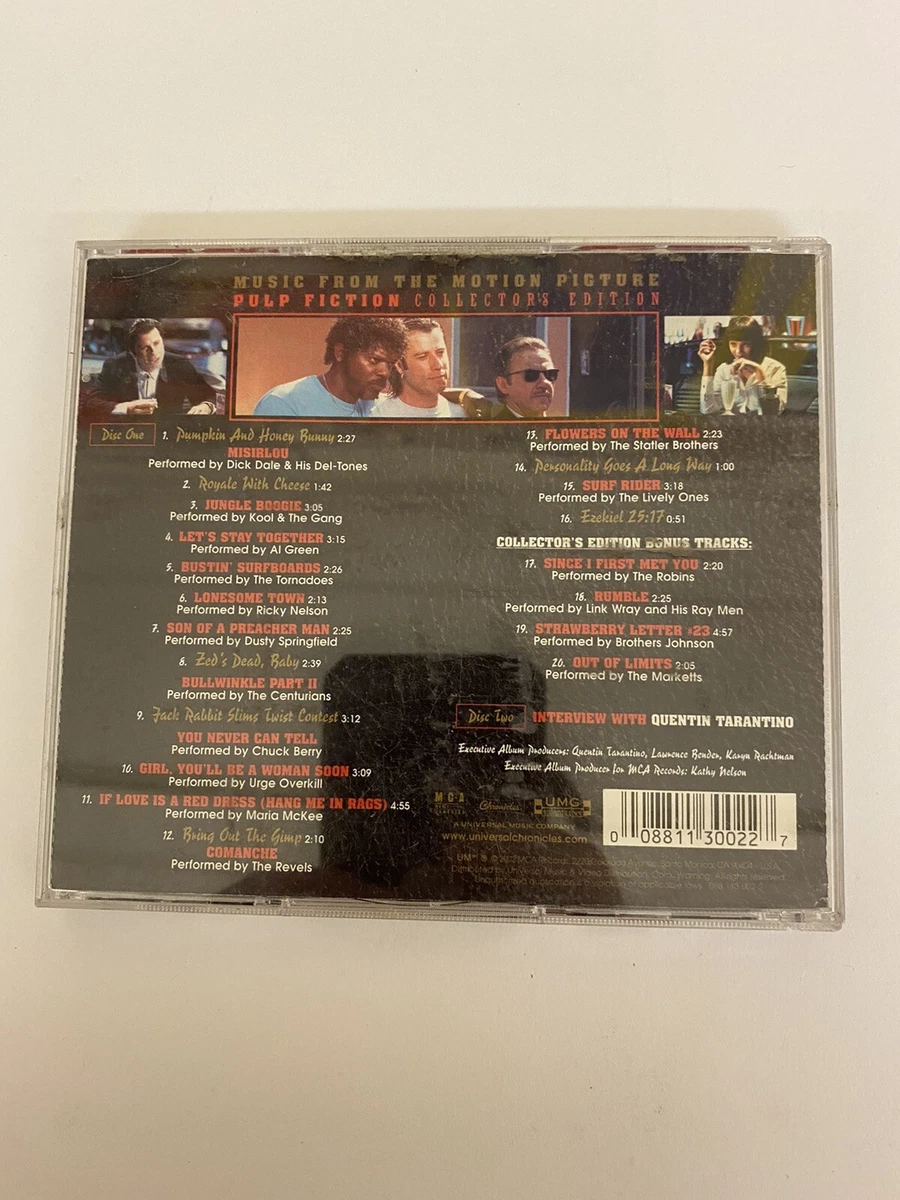 Pulp Fiction Soundtrack Collectors Edition