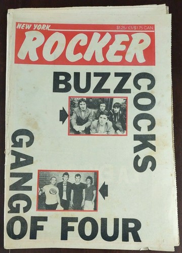 VTG New York Rocker Rock Music Alt Punk Magazine #23 October 1979 ...