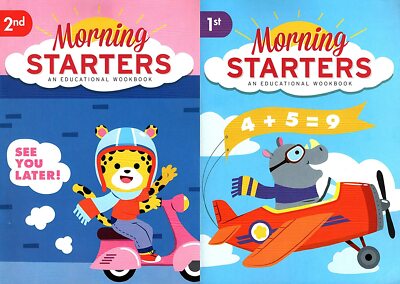 First Grade & Second Grade - Morning Starters Educational Workbooks ...