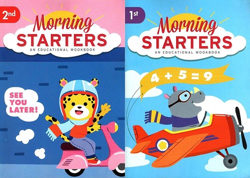 First Grade & Second Grade - Morning Starters Educational Workbooks ...