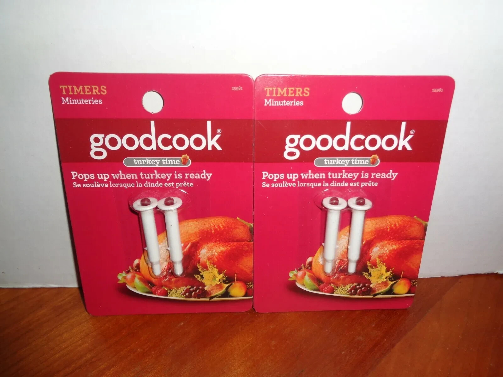 Goodcook Pop-up Turkey timers 2 per pack Lot of 2 packs 4 Total New ...