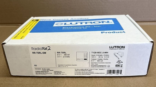 Lutron RR-T5RL-SW Radio Ra2 TableTop 5 button keypad WHITE Price Ea ...