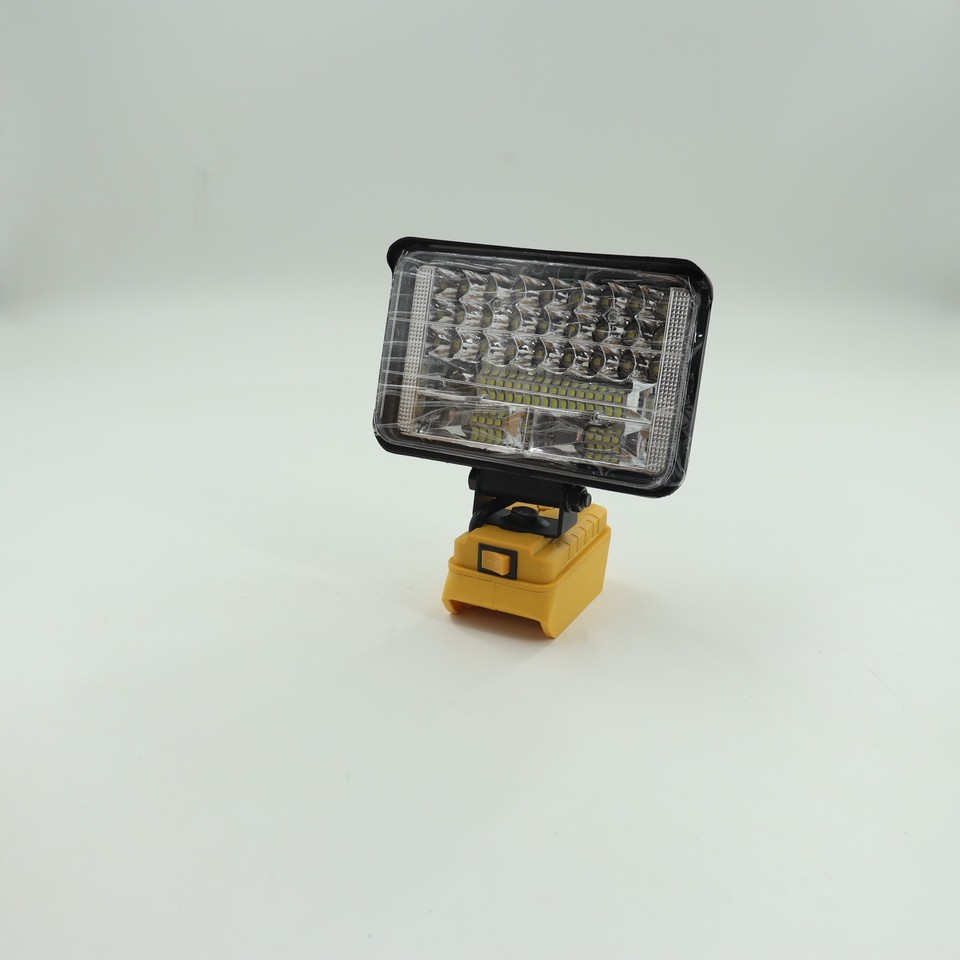 Cordless Led Work Light For De walt 20V Battery, Portable Flood Light ...