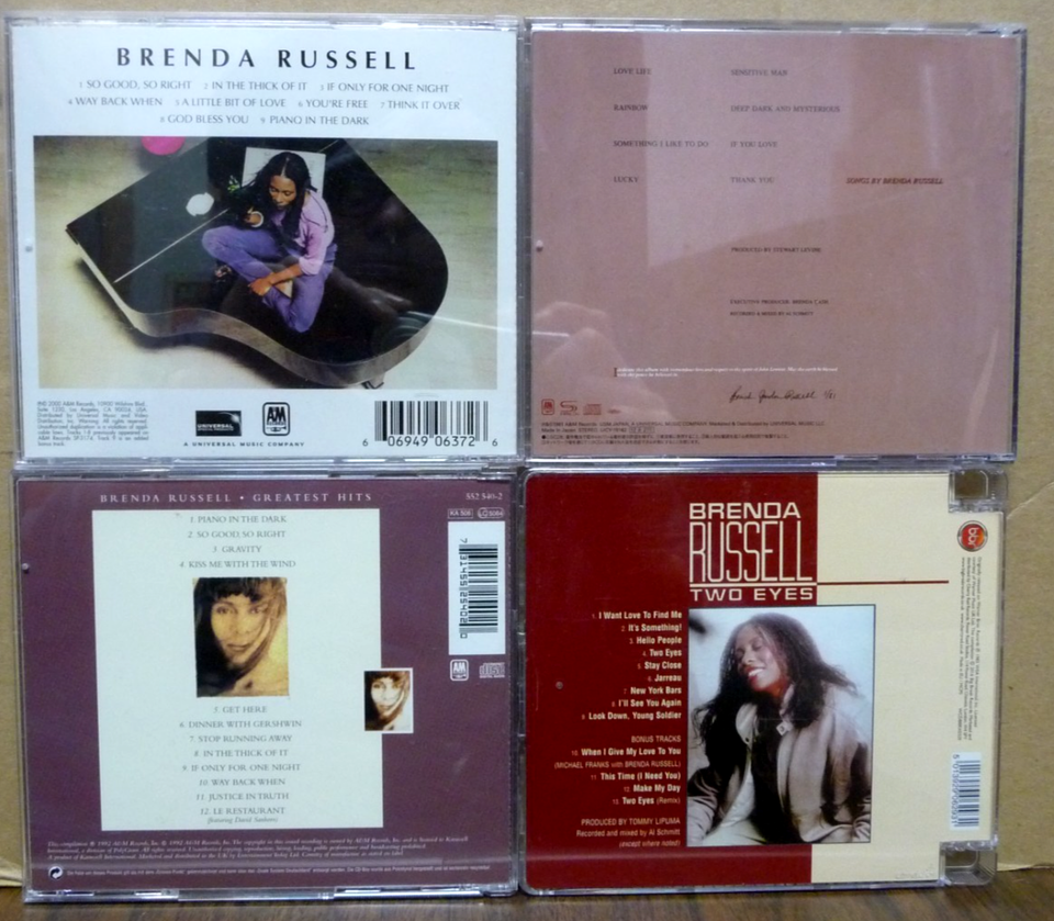 BRENDA RUSSEL Two Eyes, Love Life, Greatest Hits, Self-Titled (4-CD ...