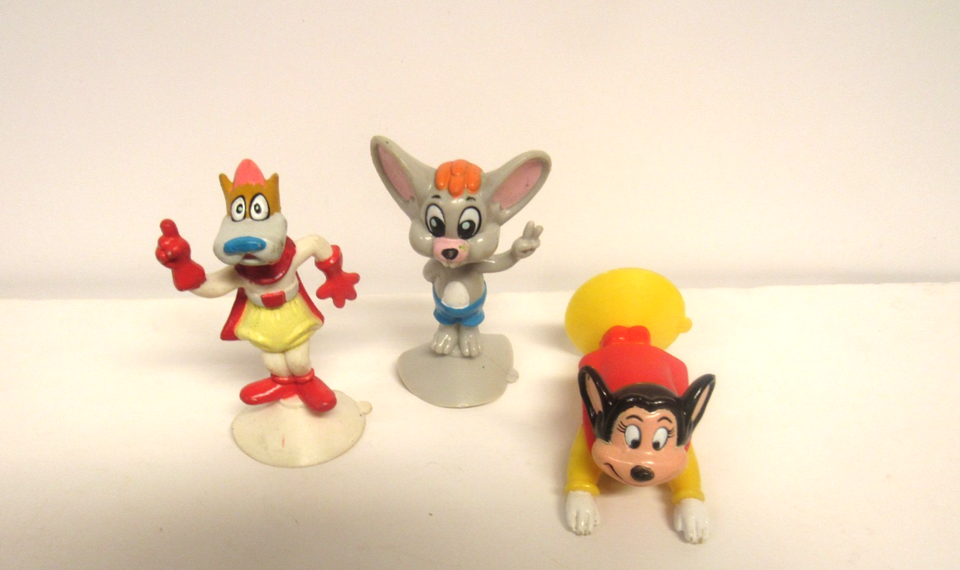 Wendy's Kid's Meal Lot of 3 Mighty Mouse Figures | eBay