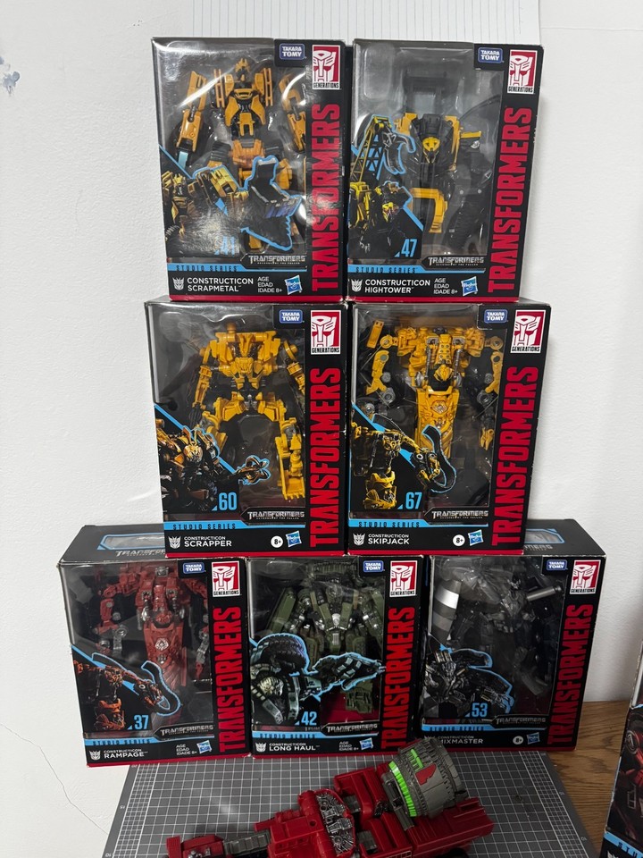 Transformers Studio Series Complete Devastator Set + DNA Design Upgrade ...