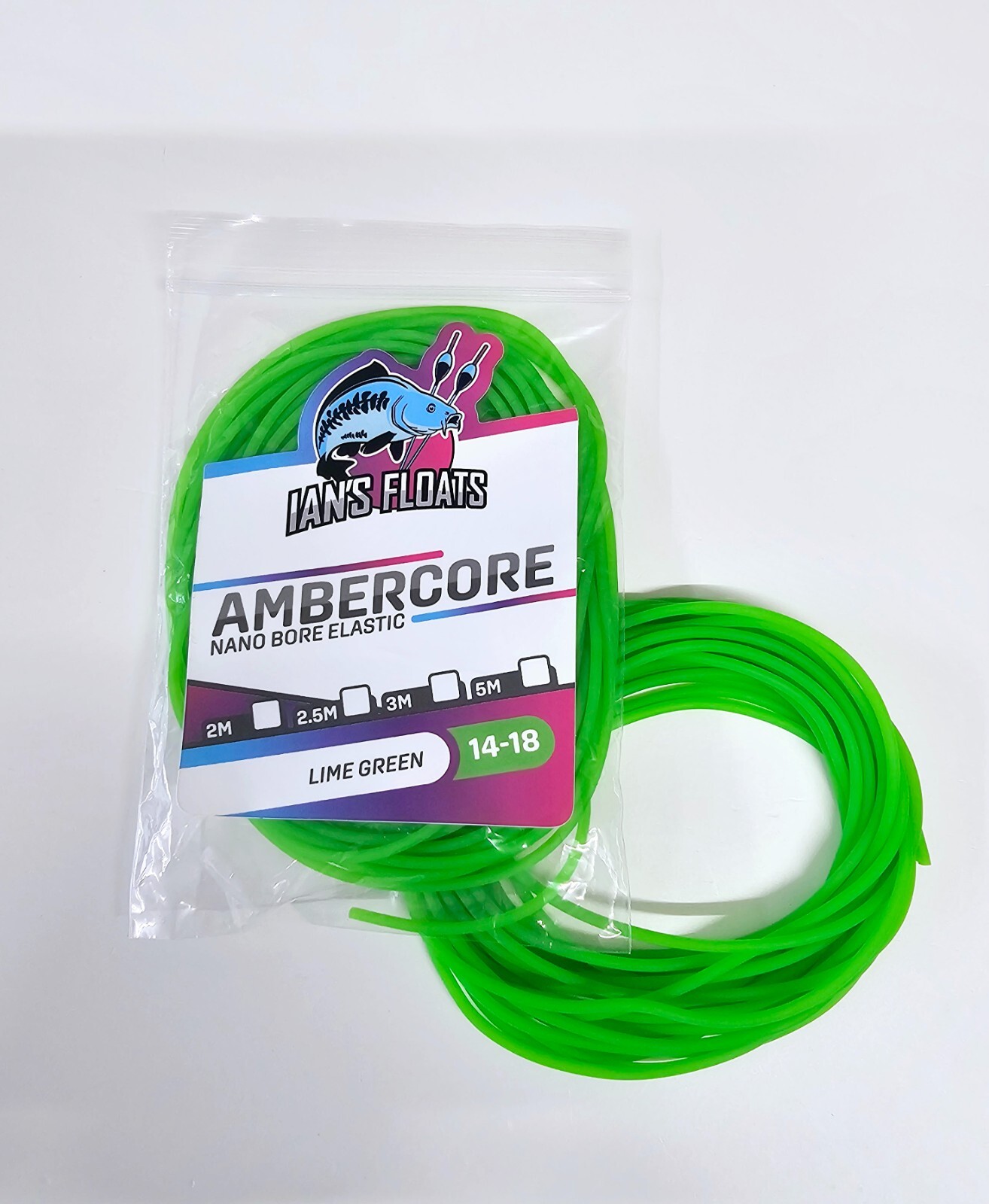 IAN'S FLOATS HOLLOW ELASTIC AMBERCORE NANO IN 6 GRADES - POLE FISHING | eBay UK