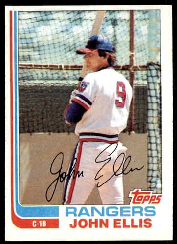 1982 .Topps John Ellis . Texas Rangers #177 | eBay