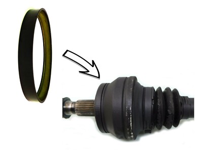 Mercedes Benz C250 C300 C350 E350 E400 Rear Axle ABS Magnetic Tone Ring ...