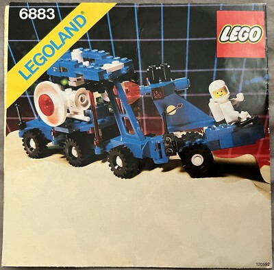 Lego 1x 6883 (Instructions Only) Vintage Space 6883 Terrestrial Rover ...