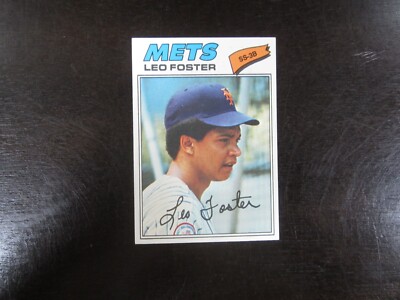 1977 Topps # 458 Leo Foster Card New York Mets | eBay