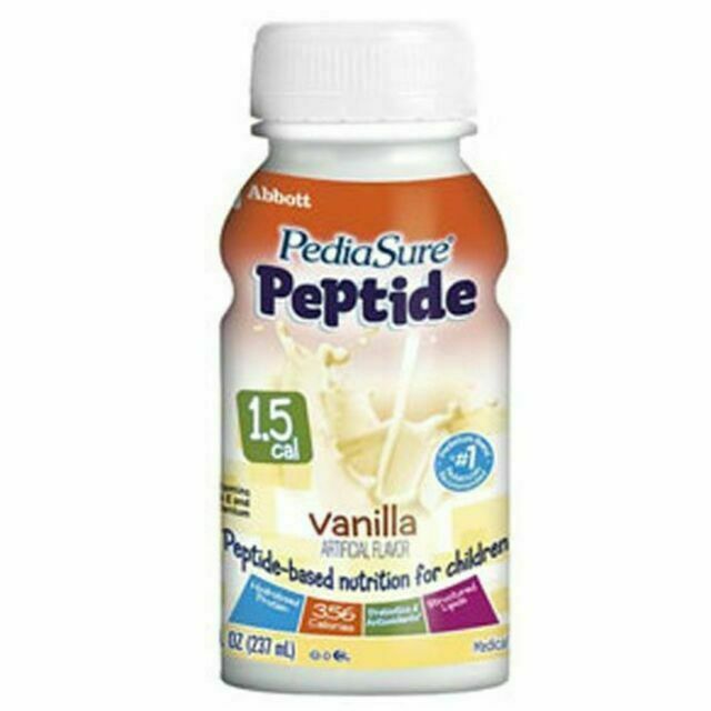PediaSure Peptide 1.5 Vanilla Bottle, 8oz - 24 Count for sale online | eBay