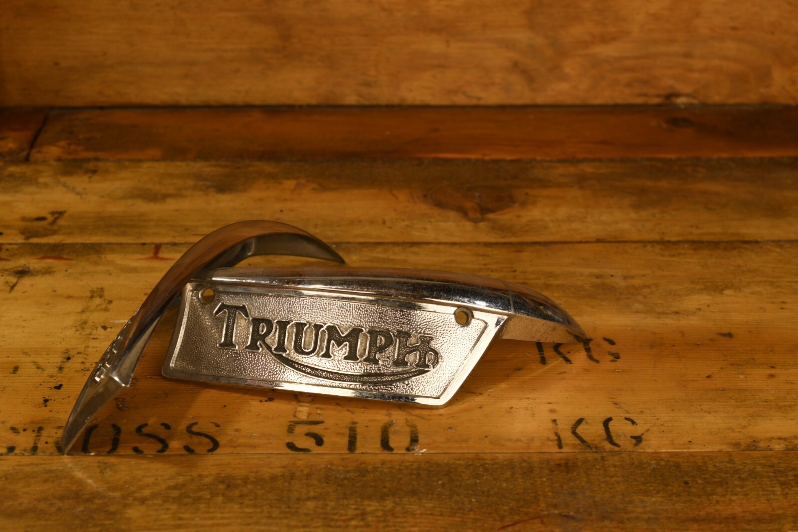 Triumph 650 500 T120 TR6R Tank Badges Left and Right Pair of Emblems 69 ...