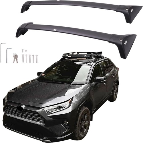 Lockable Roof Rack for Toyota RAV4 2019-2025 Aluminum Crossbars Rooftop ...