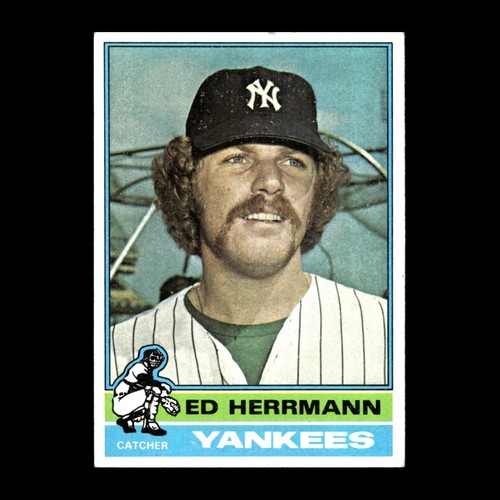 Ed Herrmann 1976 Topps New York Yankees #406 Set Filler! 2 | eBay