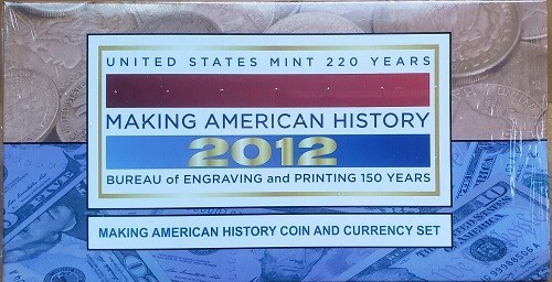 2012 Making American History Coin & Currency Set - Sealed -FREE ...