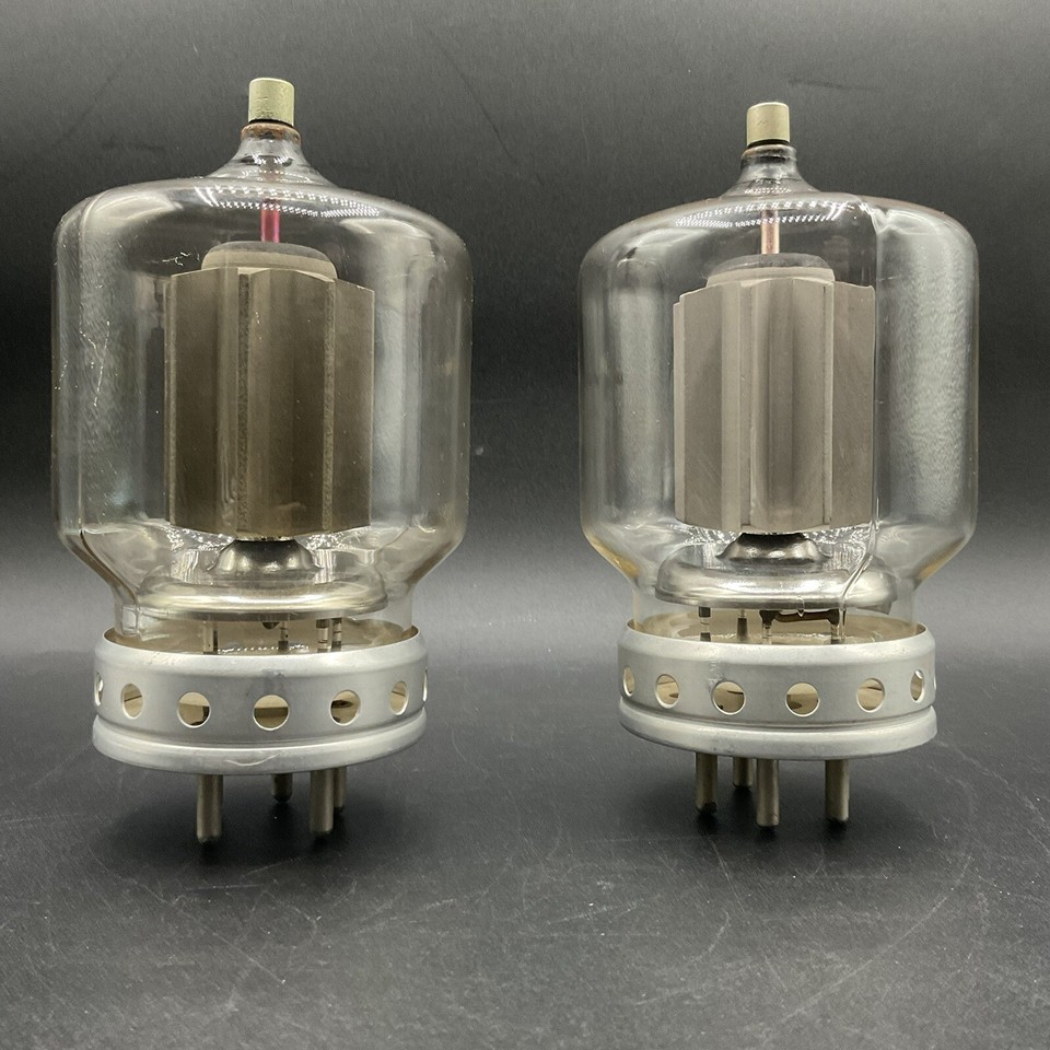 AMPEREX 4-400A PAIR NEW OLD STOCK TRANSMITTER TUBES RADIO MADE IN ITALY ...
