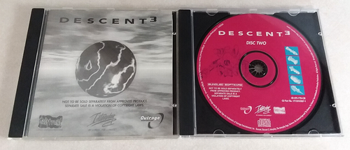 DESCENT 3 PC CD-ROM GAME 1999 OUTRAGE 2 DISCS | eBay