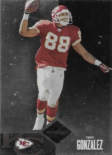 Tony Gonzalez (HOF) Numbered 131/799 Leaf Limited 2004 (1536) | eBay