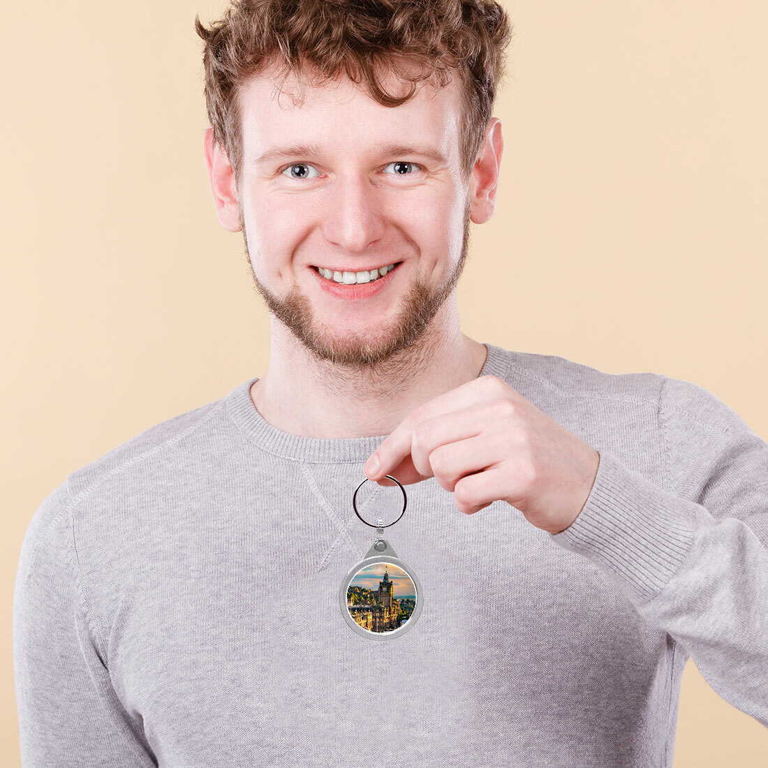 1 X Stunning Edinburgh Castle - Keyring IR02 Mum Dad Kids Birthday Gift ...