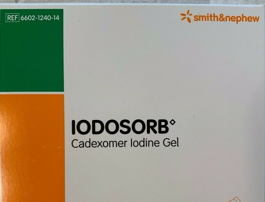IODOSORB Smith&Nephew Cadexomer Iodine Gel Wound Dressing 10g(.35oz) 1 ...