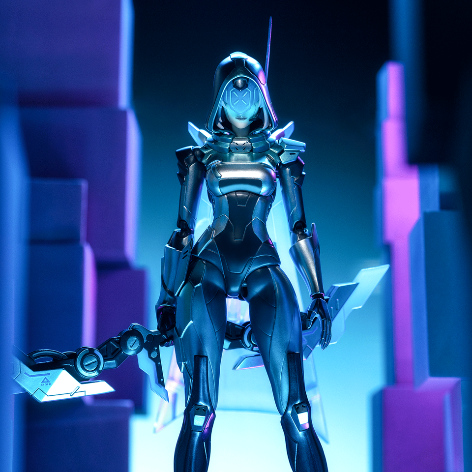 LoL League of Legends APEX PROJECT Ashe 1/8 Action Figure Riot Games ...