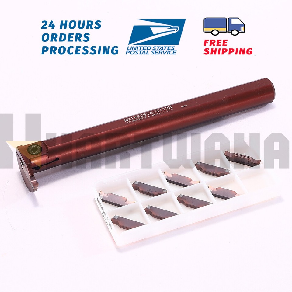 Internal GROOVING Holder MGIVR2816-3T Boring Bar Grooving Inserts ...