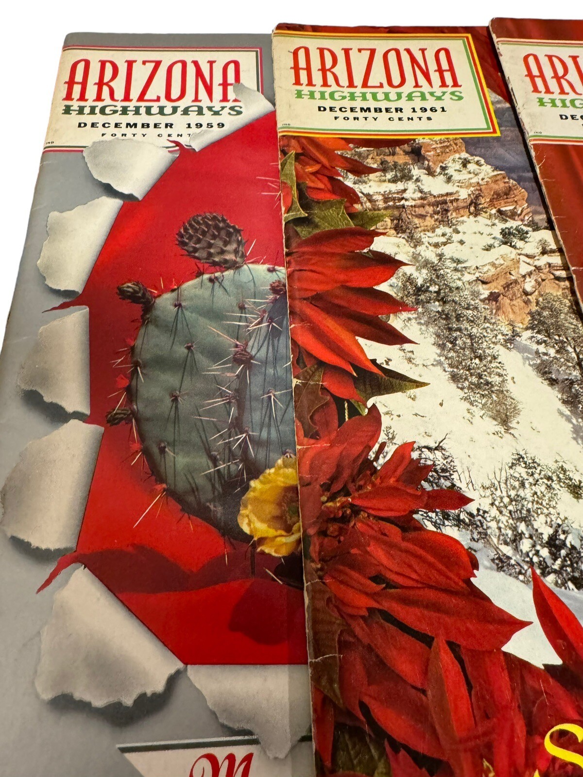 Lot Of (5) Vintage Arizona Highways Magazines December Issues - Vintage ...