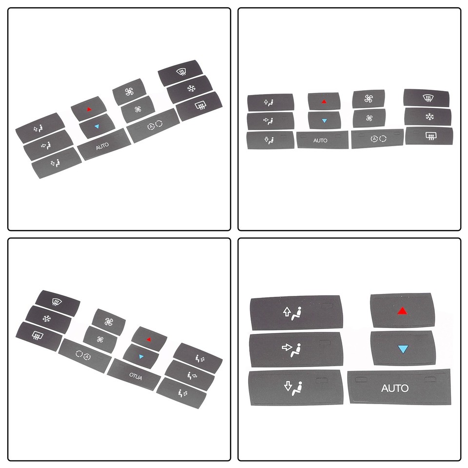 Button Repair Decal CLIMATE CONTROL BUTTON KNOB High Grade Vinyl Push ...