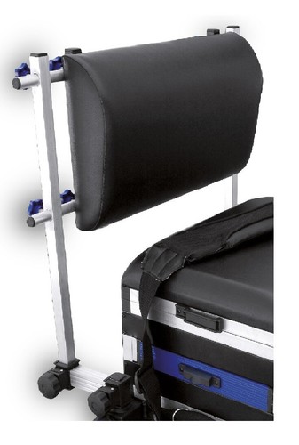 Fishing Seat Box Padded Back Rest Lumbar Support Adjustable Cushion ...