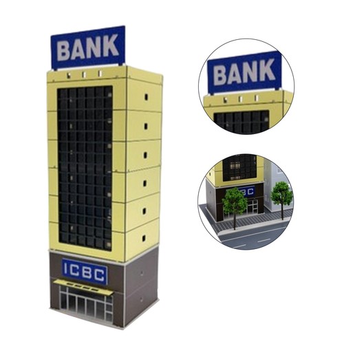 Outland Models Railroad Scenery Modern Grand bank Building N Scale 2t ...