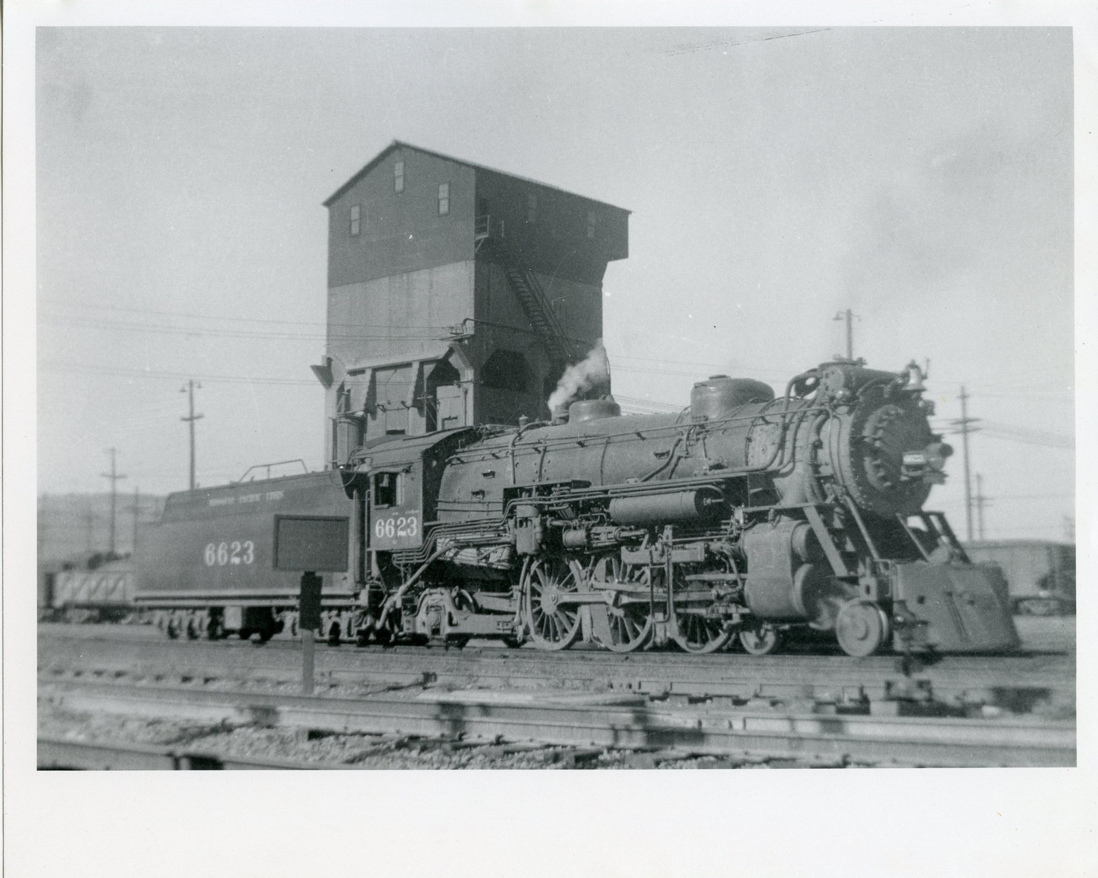 JJ610 RP 1940/60s MOPAC MISSOURI PACIFIC RAILROAD TRAIN ENGINE #6623 | eBay