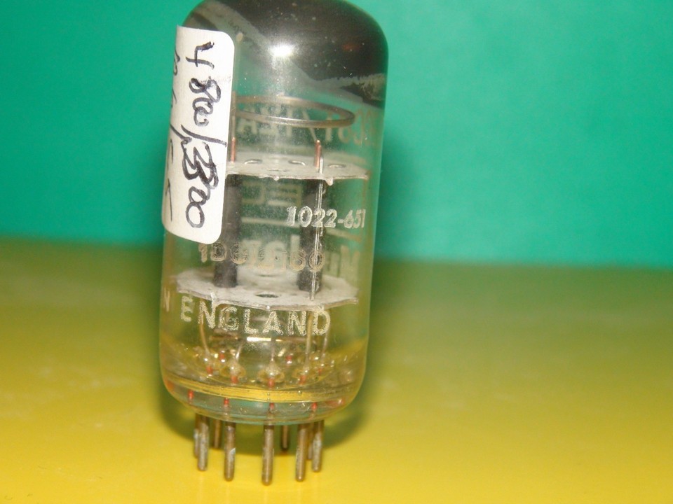 Vintage IEC Mullard Brimar 12AT7 ECC81 Vacuum Tube ~ Uneven 4800|3300 ...