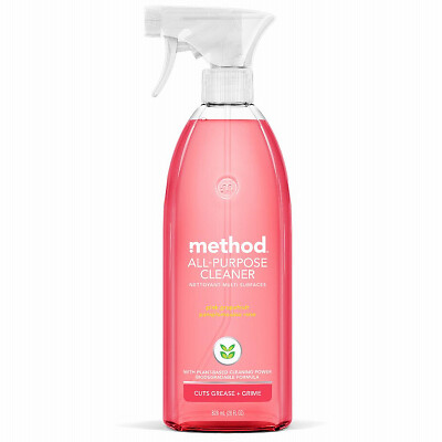 8 PAK 28 OZ Method All-Purpose Cleaner; Pink Grapefruit. Cleans most ...